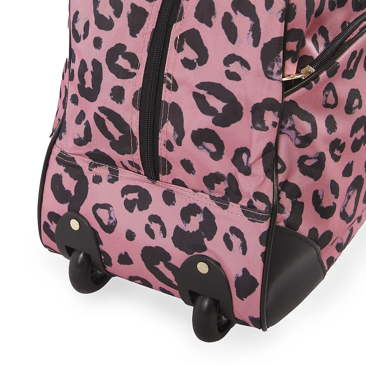 Juicy Couture Women's Libra Rolling Duffel, Pink Leopard