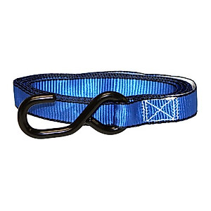 Everest Premium Ratchet Tie Down – 1 PK – 1 IN – 10 FT – 400 LBS Working Load – 1200 LBS Break Strength – Cambuckle Alternative – Cargo Straps Perfect for Moving Appliances, Lawn Equipment and Motorcycles