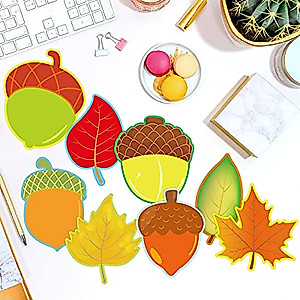 Fall Leaves Cutouts Acorns Cut-Out Autumn Classroom Decoration 40 Pcs