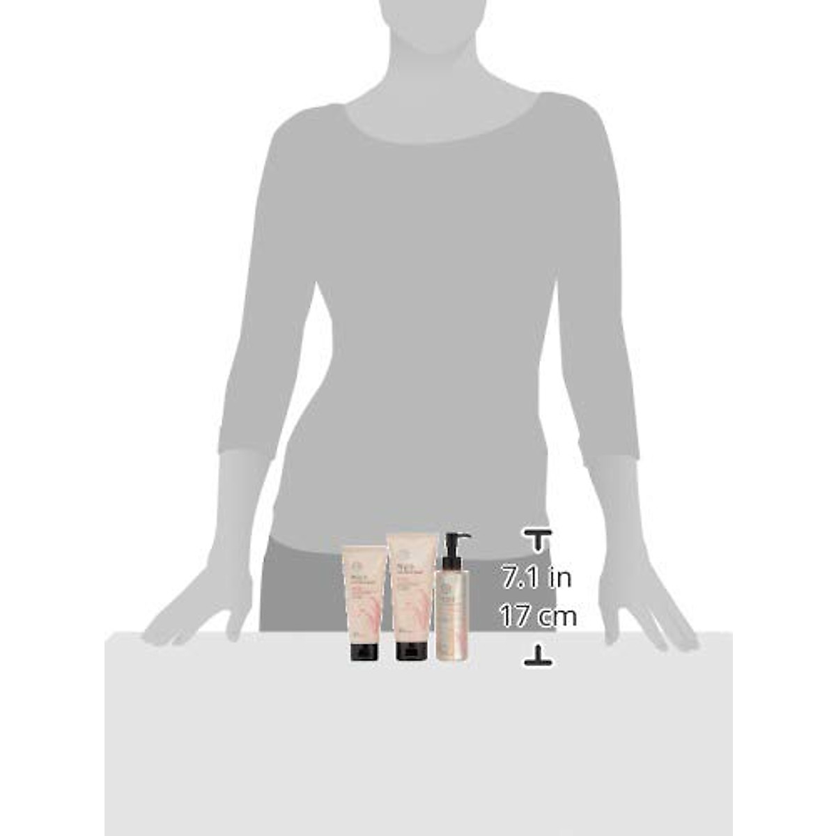 THE FACE SHOP Rice Water Bright Set - Cleanser 150ml + Light Cleansing Oil 150ml + Foam 100ml , 3 Count (Pack of 1)