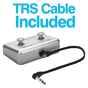 Singular Sound Dual Momentary Footswitch Plus for use with BeatBuddy, Effects Pedals, and Electronic Instruments
