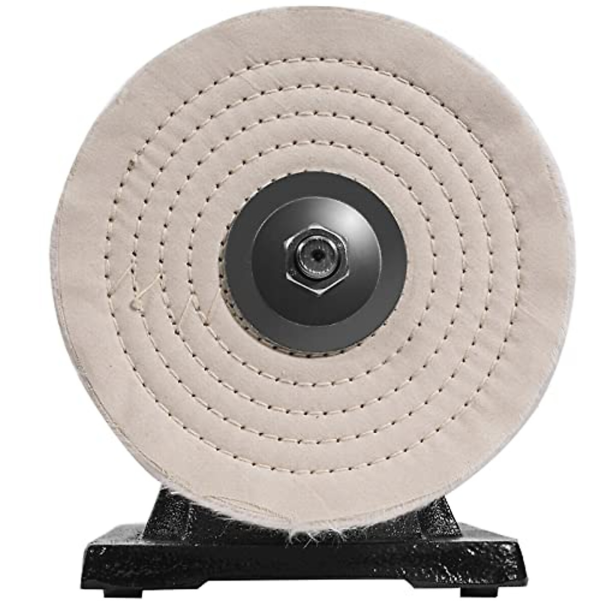 VEVOR Bench Buffer Polisher, 8 inch Buffing Machine 370W Motor with 3600 RPM, Heavy Duty Benchtop Lathe Polishing Machine for Jewelry, Wood, Silver, Amber, Metal, Jade