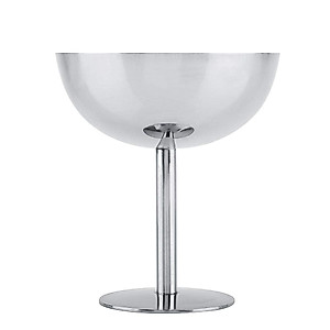 Haofy Ice Cream Cups, Stainless Steel Ice Cream Bowls Resuable Dessert Cups Dessert Dish for Serving Ice Cream Salad Fruit Pudding (Tall)