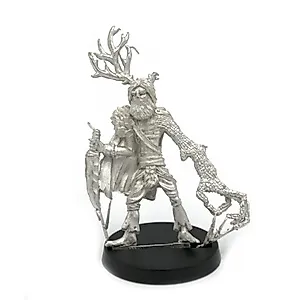 Stonehaven Elf Druid Miniature Figure (for 28mm Scale Table Top War Games) - Made in USA