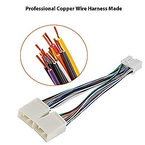 RED WOLF Car CD Changer Interface Player Adapter Head Unit Stereo Y-Splitter Cable Plug Navigation Y- Wiring Harness Replacement for Honda Accord Civic Acura