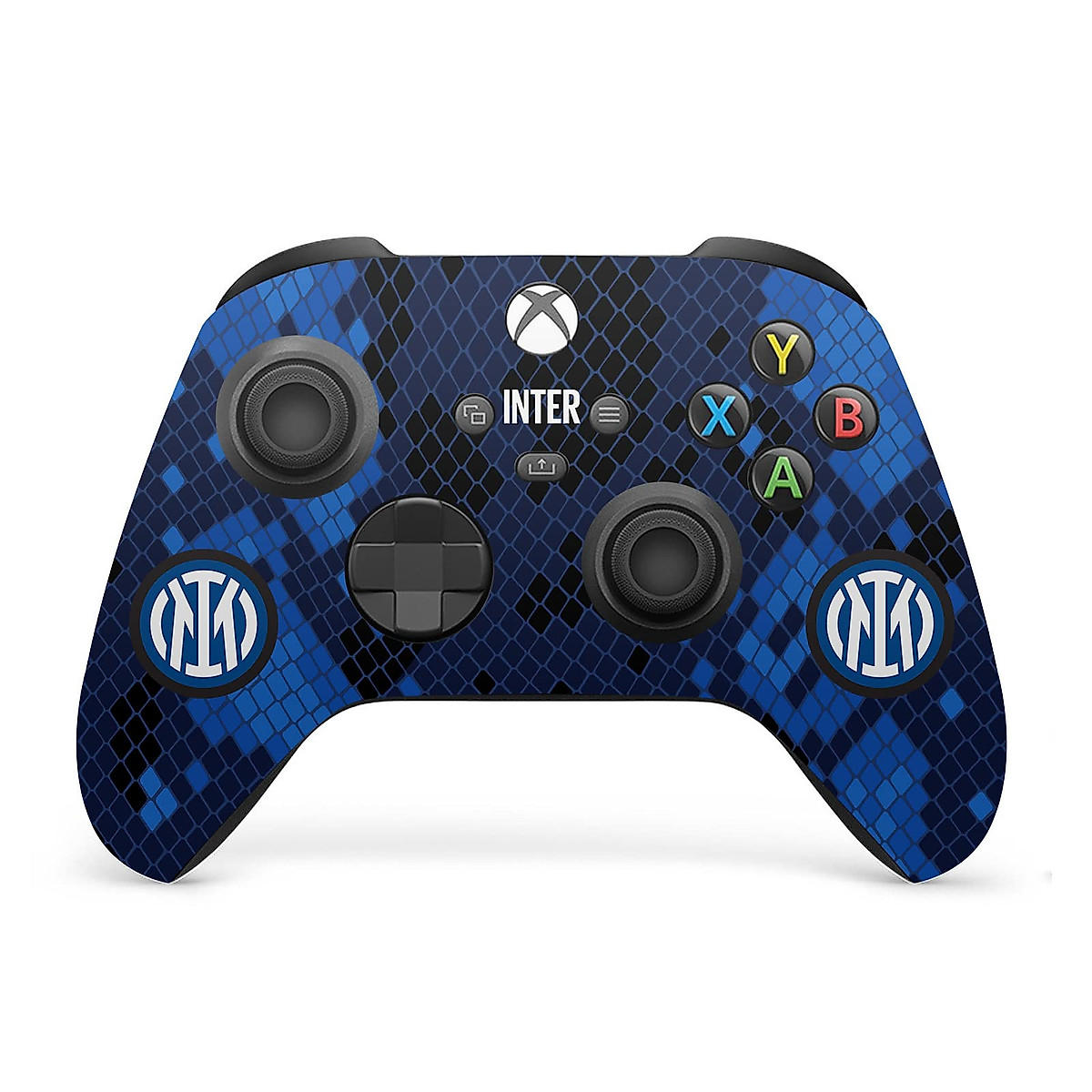 Head Case Designs Officially Licensed Inter Milan Home 2021/22 Crest Kit Vinyl Sticker Gaming Skin Decal Cover Compatible With Xbox Series X Console and Controller Bundle