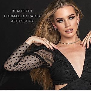 Nikita By Niki Rose Flower Rhinestone Choker Necklace - Statement Crystal Choker - Rose Gold, Silver or Gold Choker Necklaces for Women - Rose Gold Plated Necklace - Choker Chain (Rose Gold)