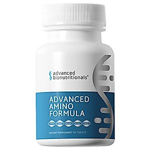Advanced Bionutritionals – Advanced Amino Formula Tablets, Amino Acid Supplement, Build Muscle, Post Workout Recovery, Energy, Stamina, Non-GMO, Gluten Free, Dairy Free, Vegan (150 Tablets)