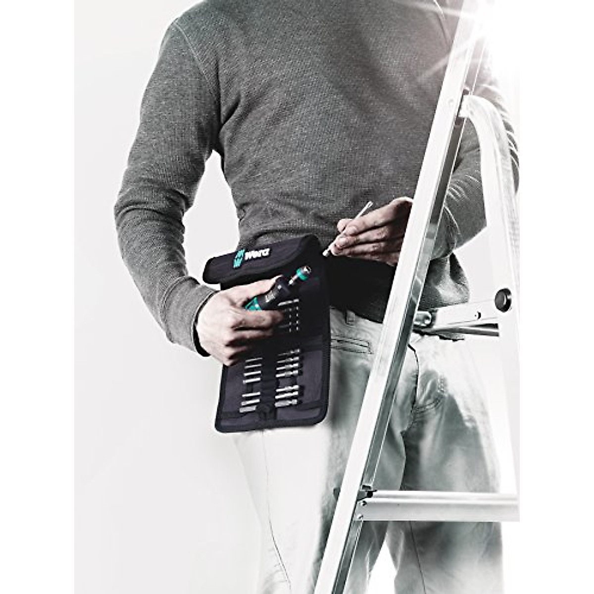 Wera - 5059297001 Kraftform Kompakt 62 Bitholding Screwdriver and Pouch Set, 33-Pieces