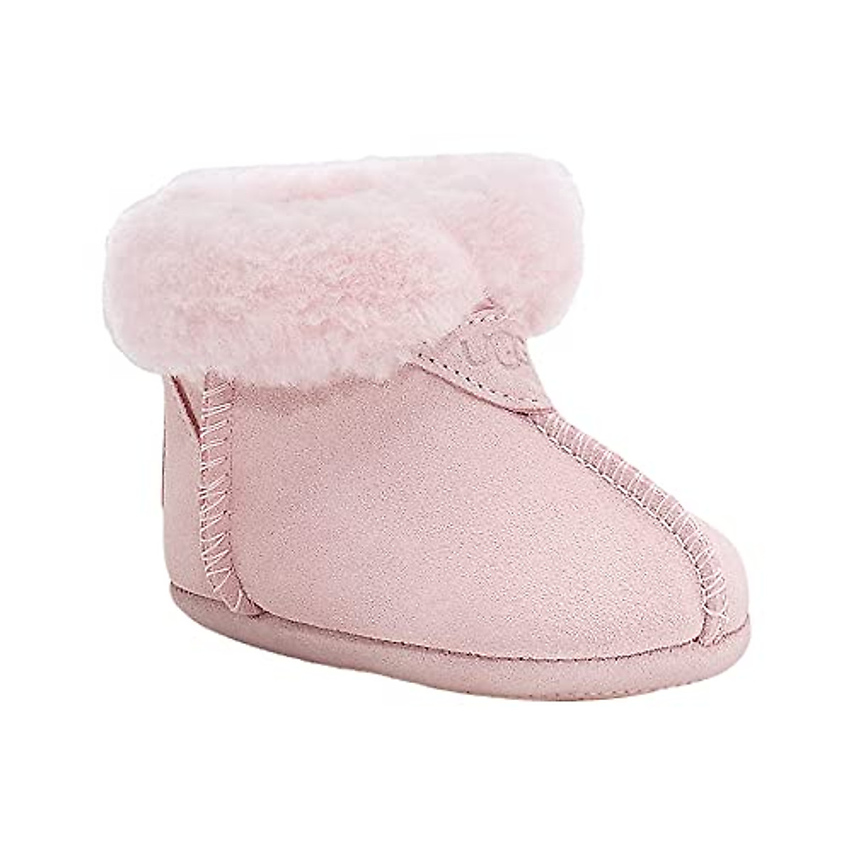UGG Baby I GOJEE Fashion Boot, Seashell Pink Suede, US 2-3 Unisex Infant