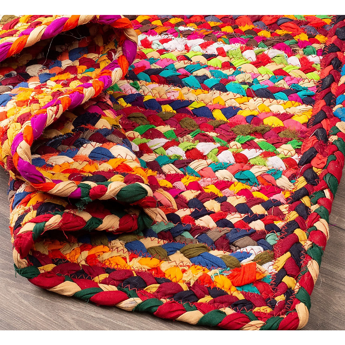 Savi Home Rugs Washable 4x6,Chindi Rug 4x6 ft,Rag Rug,Chindi Rag Rug,Chindi Rug,Kitchen Rug,Chindi Rug,Braided Area Rug,Area Rug 4x6,Rugs 4x6,Chindi Rug,Braided Chindi Rug 4x6 feet (48x72) Multi