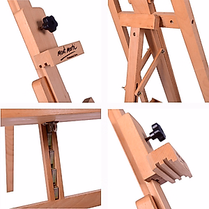 Mont Marte Floor Easel w/Tilt Beech Wood