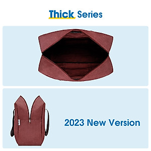 For Spirit Airlines Personal Item Bag 18x14x8 Foldable Travel Duffel Bag Tote Carry on Luggage Duffle Weekender Overnight for Women and Men (1112 Thick Series Jujube Red)