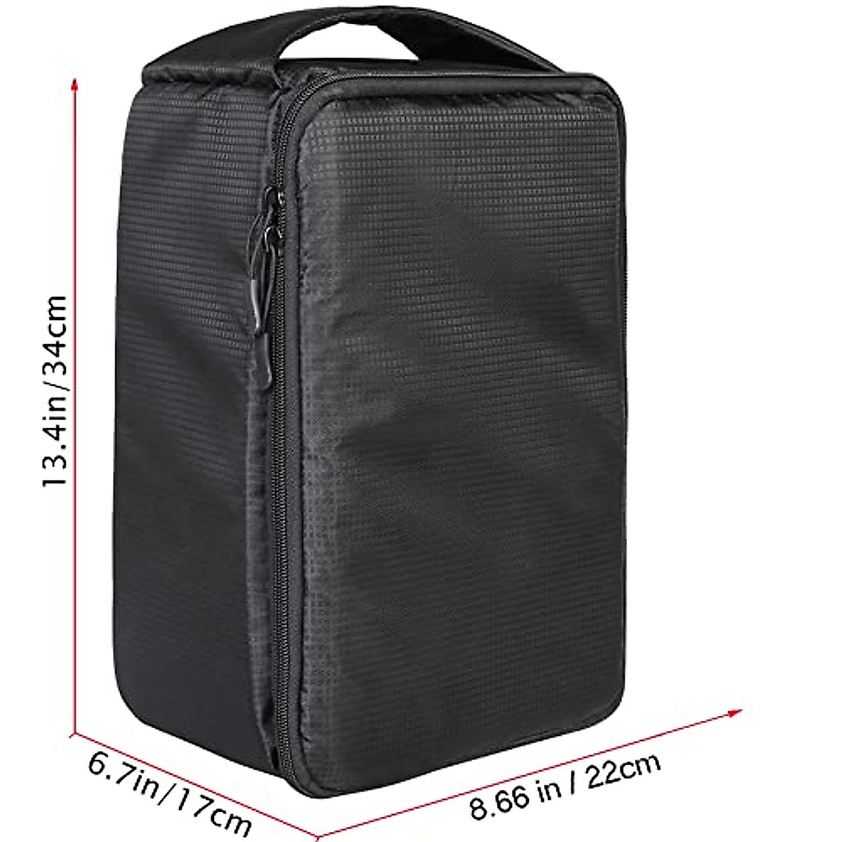 AYVANBER Roomy Camera Protective Bag Insert Waterproof Lens Pouch Shockproof DSLR SLR Carrying Case with Thicken Partition Padded Liner for Sony Canon Nikon Camera Flash Light & Accessories