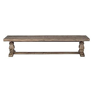 Kosas Home 53003801 Quincy Desert Bench Desert, 83", Hand-Distressed In Desert Finish