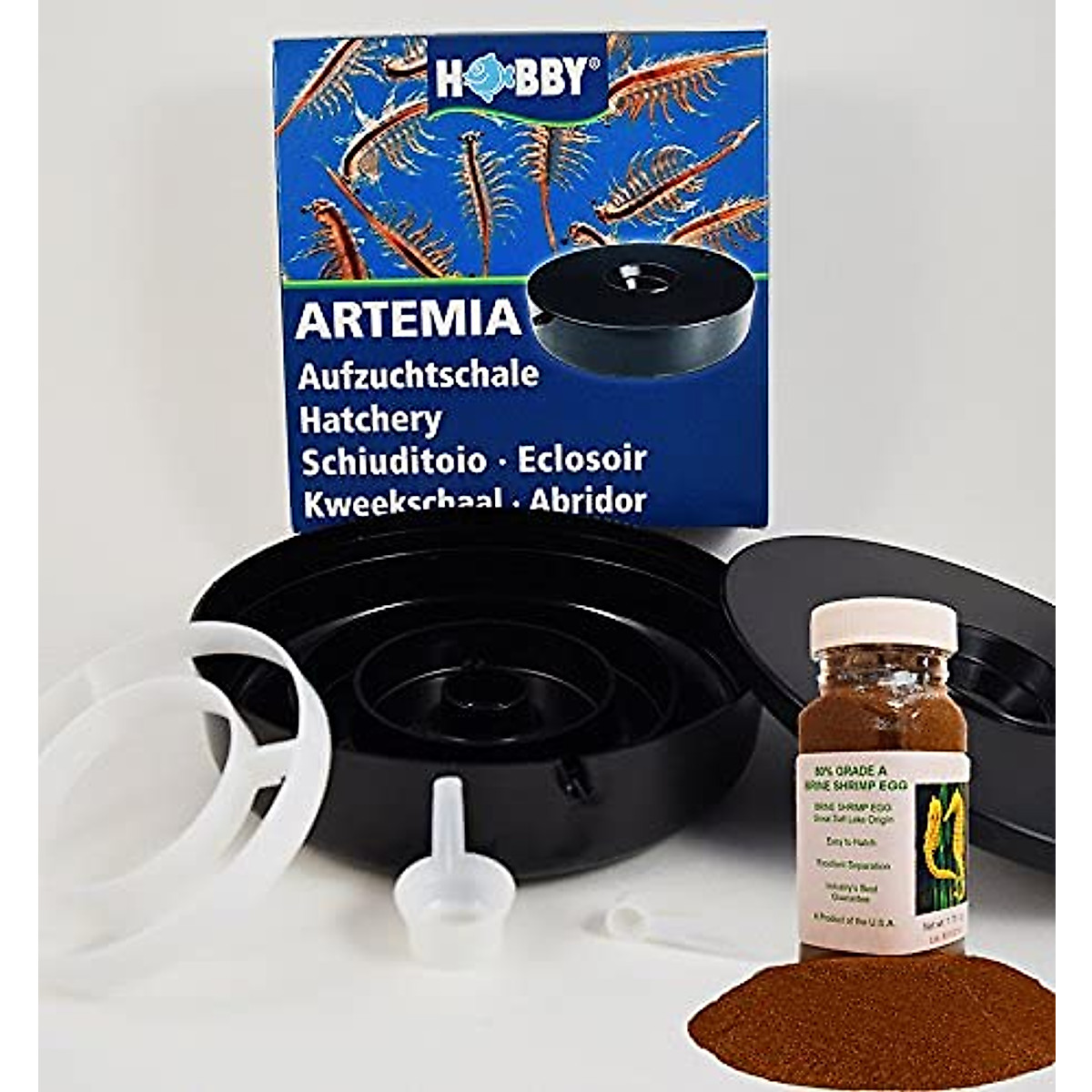 Brine Shrimp Hatchery Dish + 3 Months Supply of Brine Shrimp Eggs