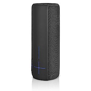 UE MEGABOOM Charcoal Black Wireless Bluetooth Speaker (Charcoal Black, Renewed)