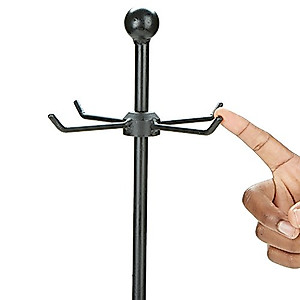 Mind Reader Fireplace Set with Stand, Brush, Shovel Scoop, Poker, Tongs, Steel, 8.25"L x 6.75"W x 26.25"H, 4 Pcs, Black