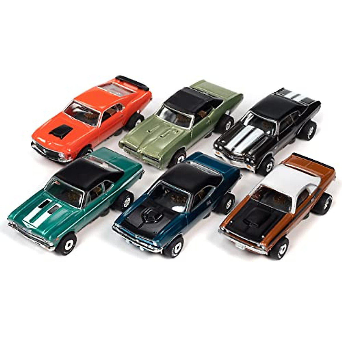 Auto World Thunderjet OK Used Cars 1969 Chevrolet Nova SS (Green) HO Scale Slot Car