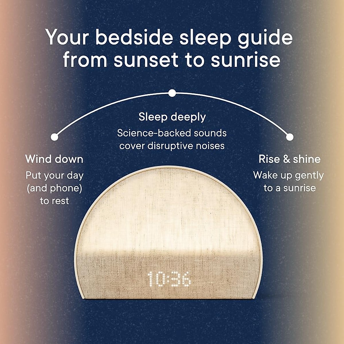 Hatch Restore 2 | Sunrise Alarm Clock | Sound Machine | Bedside Dream Machine | Smart Light | White Noise | Custom Sleep Routines | Dimmable Clock | Deep Sleep | Gentle Alarm | Wake Up Rested | Putty