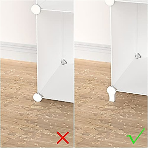 HOMIDEC Closet Organizer, 12-Cube Closet Organizers and Storage, Portable Closet Shelves, Clothing Storage (White)