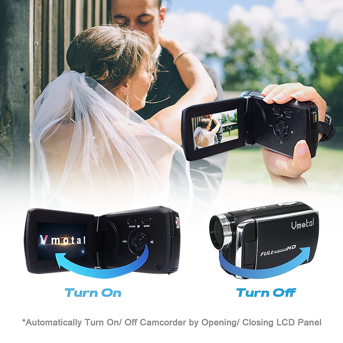 Video Camera Camcorder for Kids Vlogging Camera Full HD 1080P 30FPS 24.0MP Digital Camera Video Recorder 2.8 Inch Screen Camcorder for Kids Teens Beginners Birthday Gifts