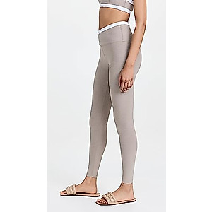 Beyond Yoga Women's Spacedye Outlines High Waisted Midi Leggings, Birch/Cloud White, S