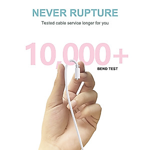 Bicmice 2.6Ft Magnetic USB DC Charger Cable Replacement Charging Cord-(7mm/0.27in)