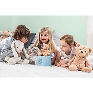 Steiff Jimmy Teddy Bear, Premium Teddy Bear Stuffed Animal, Teddy Bear Toys, Stuffed Teddy Bear, Teddy Bear Plush, Plushy Toy for Girls Boys and Kids, Soft Cuddly Friends (Light Brown, 16")