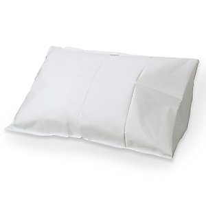TIDI 919365 Disposable Pillowcases, White, 21” Wide x 30” Long (Pack of 100) ― Single-Use Pillowcases ― Tissue with Poly Back To Help Prevent Leak-Through ― Pebble Embossed ― Medical Supplies