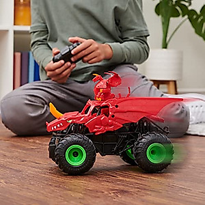 Monster Jam, Bakugan Dragonoid Remote-Control Monster Truck, Kids Toys for Boys and Girls Aged 4 and Up, 1:24 Scale
