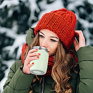 Zopeal 3 Pcs Insulated Food Container Jar Thermal Soup Lunch Box 8.8 oz Insulated Vacuum Hot Lunch Container Stainless Steel Wide Mouth Food Jar for Hot and Cold Food Storage 3 Colors