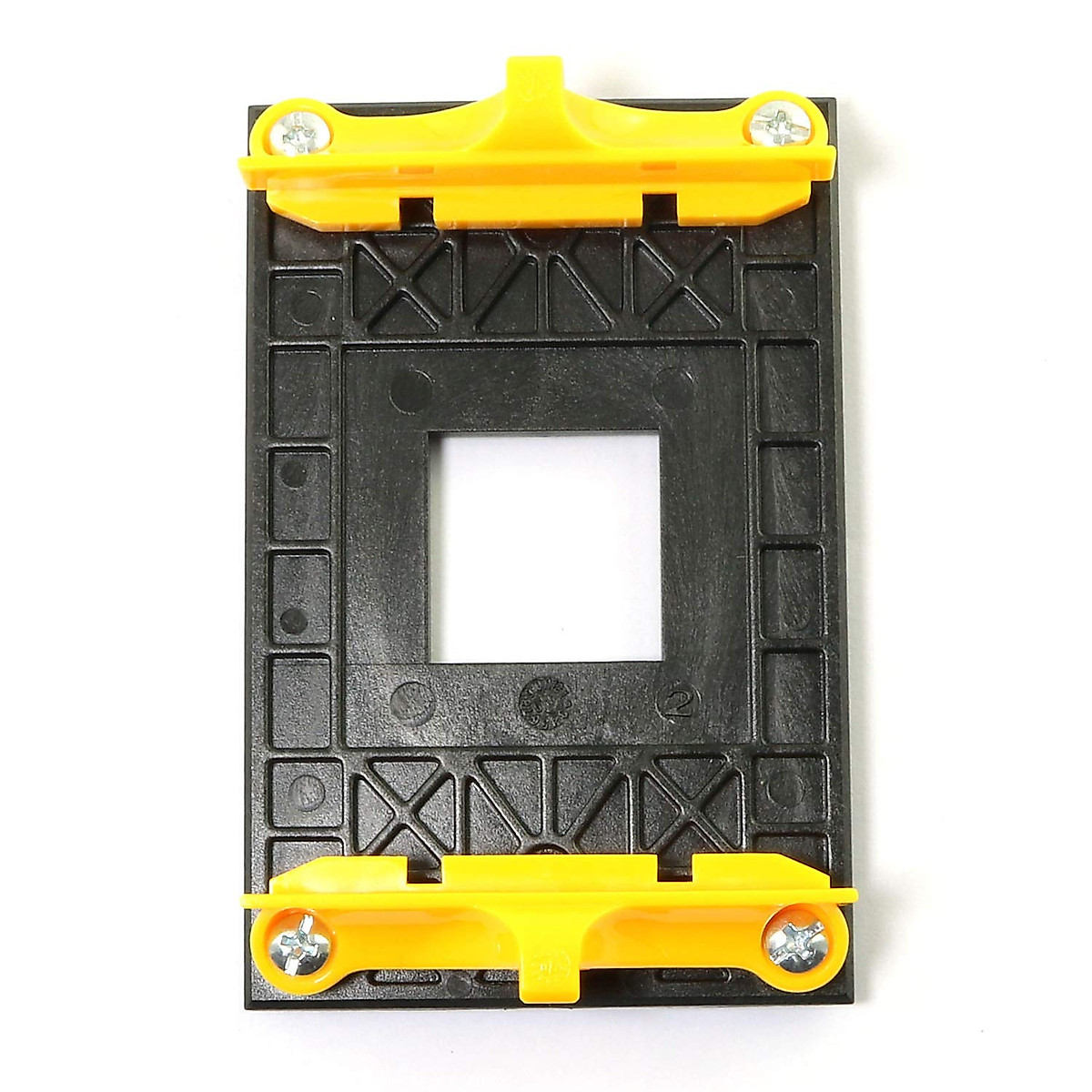 RLECS AM4 Retention Bracket & AM4 Back Plate AM4 CPU Fan Cooler Heatsink Radiator (for AM4's Heat Sink Cooling Fan Mounting Clip-ON Type only)