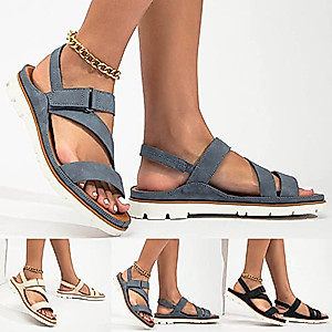 Animal Print Sandals for Women Flat Women Sandals Summer Fashion New Pattern Simple Solid Color Roman Sandals Large Flat Non Slip Comfortable Shoes (Black, 6.5)