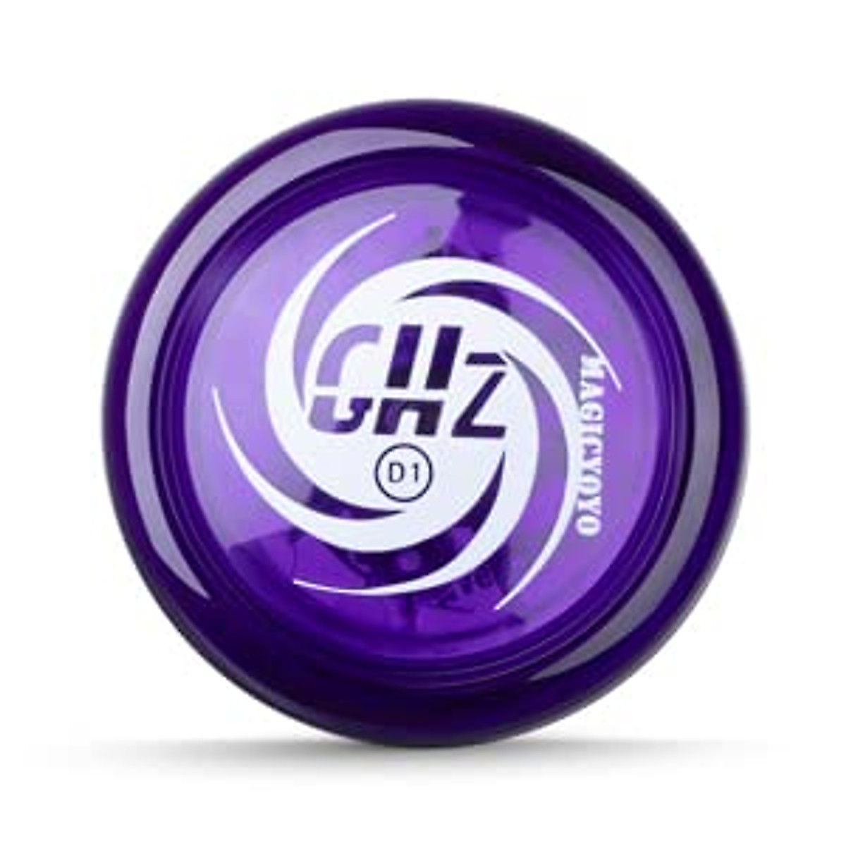 MAGICYOYO Looping GHZ Responsive Yoyo for Kids, 2A Starter Yoyo for Beginner, Easy to Play Basic String Tricks, with 6 Replacement Strings, Yo-Yo Glove, Bag (Purple)