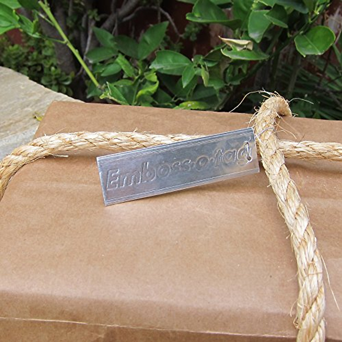 Emboss-O-Tag Double Sided Metal Labels for Gardens