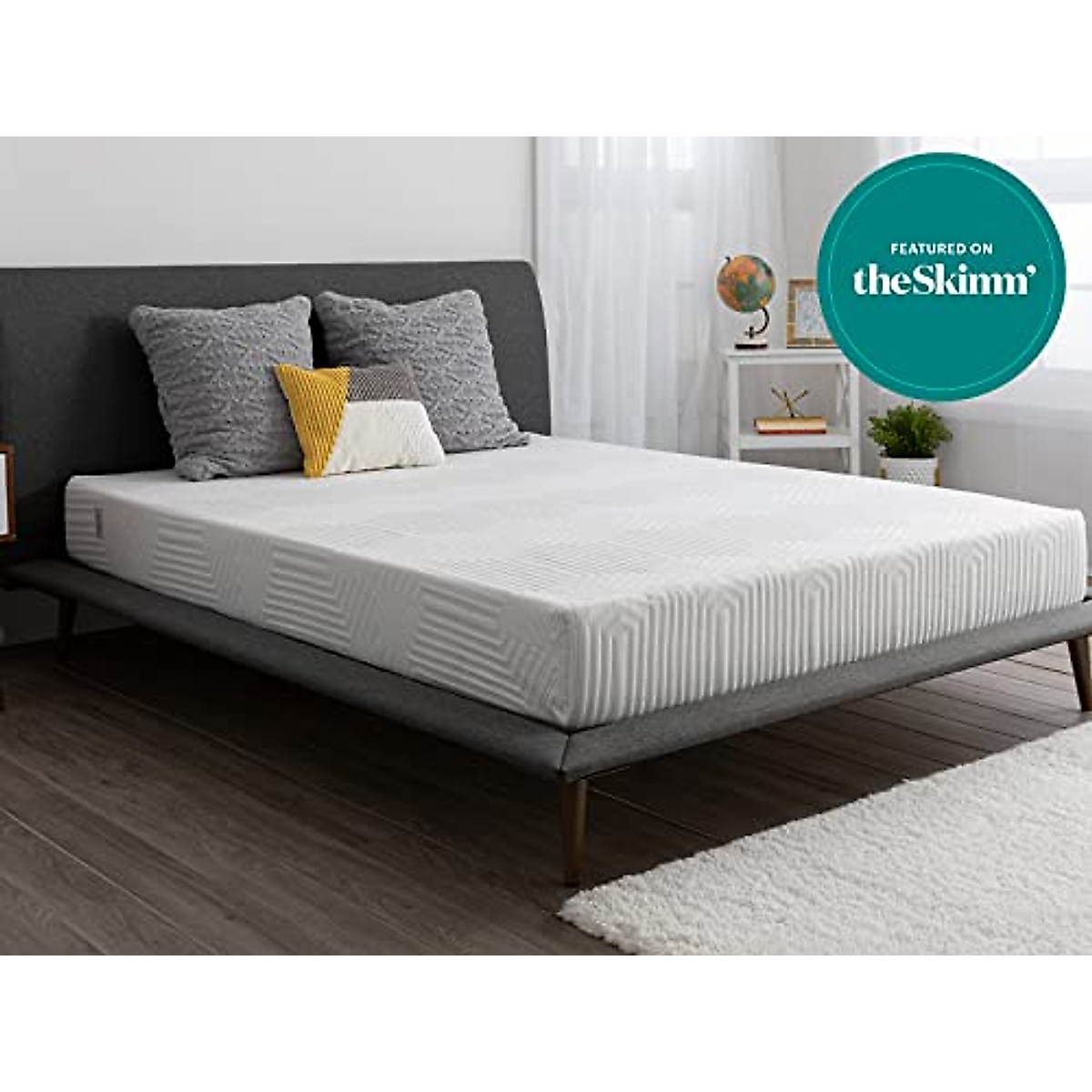 Sleepy's by Mattress Firm | Memory Foam Snug Mattress | King Size | 8" Medium Comfort | Pressure Relief | Moisture Wicking Breathable | Adjustable Base Friendly