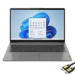 Lenovo Ideapad 3i Laptop, 15.6" FHD Micro-Edge Display, Pentium Gold 7505 (Beat i3-1005G1), 8GB DDR4 RAM, 256GB PCIe SSD, USB-C, HDMI, WiFi 6, 4-in-1 Card Reader, Keypad, Webcam, Arctic Grey, Win 11