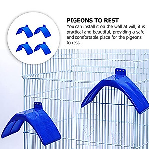 Yardwe Pigeon Perches Frame 16 pcs Dove Rest Dove Rest Stand Dove Perches Dove Perching Rack Stand Plastic Pigeon Bird Rest Holder