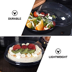 Zerodeko 1 Box Packing Box Mini Cake Dome Cover Individual Cupcake Clear Cake Container Dome Cheesecake Containers Muffin Cake Packing Container Pie The Pet Simple Cake Tray