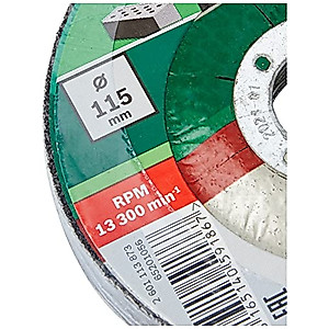 Bosch 2609256334 Cutting Disc Set with Depressed Center for Stone (5-Piece)