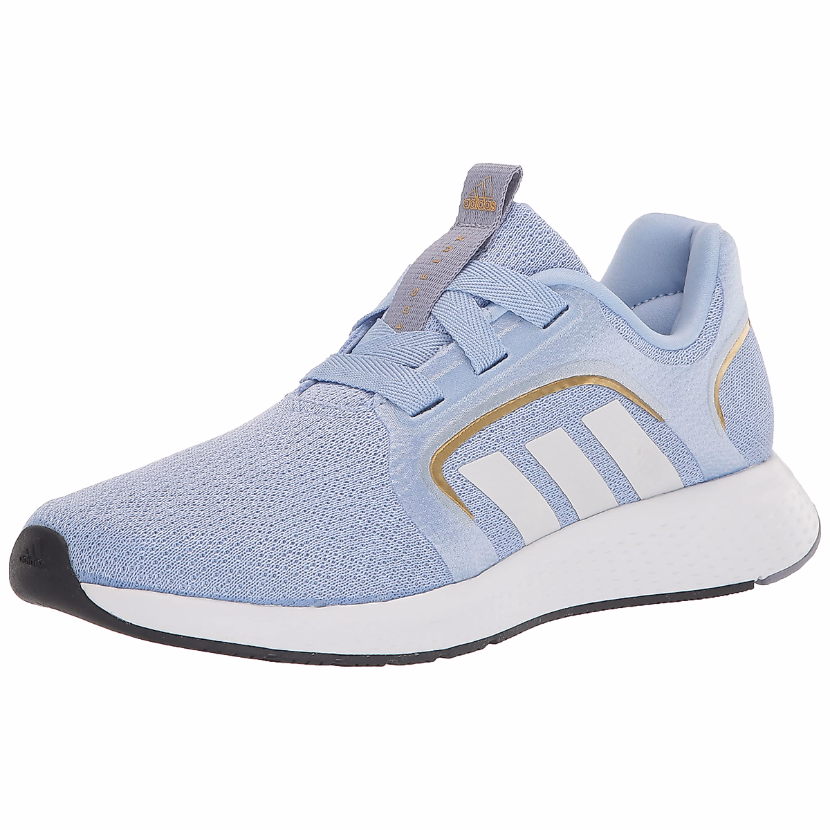 adidas Women's Edge Lux 5 Sneaker, Blue Dawn/White/Silver Violet, 9