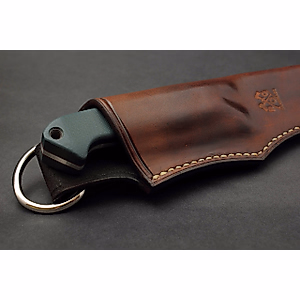 Sheath/Cover/Holster for the Benchmade Bushcrafter 162 - Handmade Custom Leather