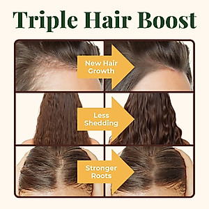 Heebin's Hair Growth Supplements with Biotin 4000 mcg, DHT Blocker and Collagen, for Hair Loss, Thinning and Regrowth, 60 Tablets, 2 Month Supply