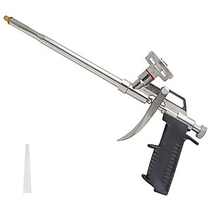 Qjaiune PU Spray Foam Gun Sealant Application Gun, Spray Insulation Expanding Foam Gun Applicator, Heavy Duty Dispensing Caulking Gun for Filling Sealing Windows Gap