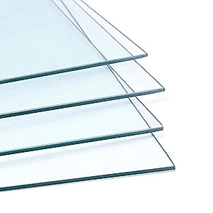 Egofine 11x14 Heat-Strengthened Glass Replacement for Picture Frame (Crystal Clear, 2 Pack), Replacement Glass for 11 by 14 Photo Frame, Semi-Tempered Glass Cover Sheet