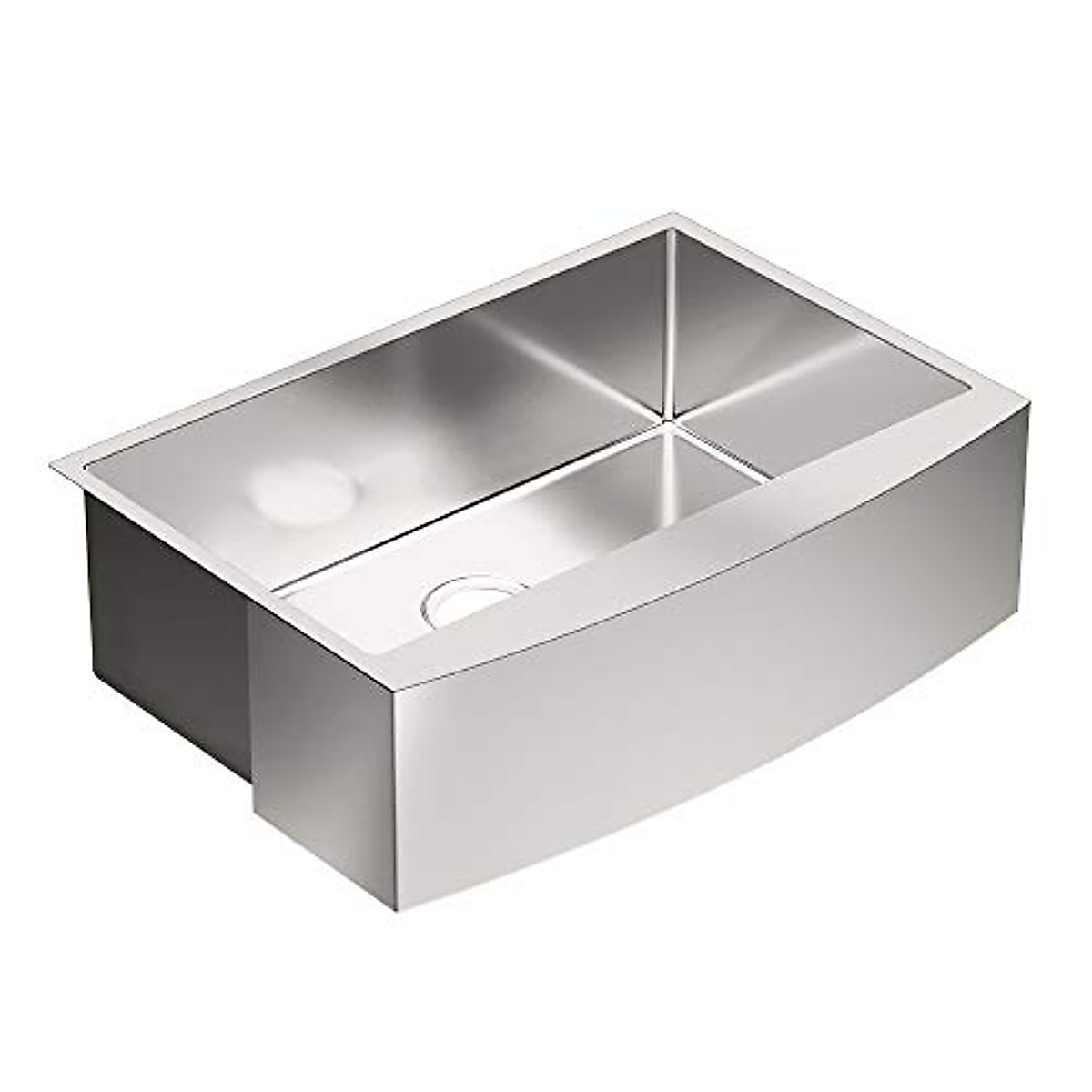 Moen G18121 1800 Series 30-Inch X 21-Inch Stainless Steel 18 Gauge Single Bowl Farmhouse Kitchen Sink