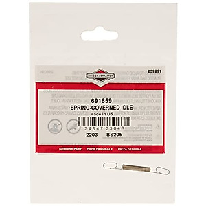 Briggs & Stratton 691859 Governed Idle Spring Replaces 263109