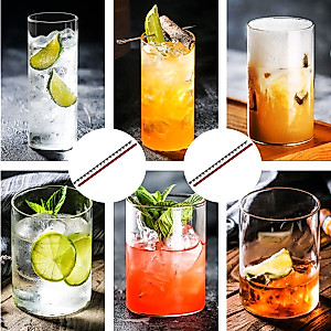 100Pcs Christmas Paper Straws White Red Black Plaid Drinking Straws Disposable Drinking Straws Holiday Straws for Christmas Anniversary New Year Wedding Birthday Farmhouse Party Supplies