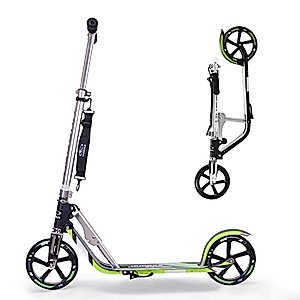 HUDORA Scooter for Kids Ages 6-12 - Scooter for Kids 8 Years and Up, Scooters for Teens 12 Years and Up, Adult Scooter with Big Wheels, Lightweight Durable All-Aluminum Frame Scooter